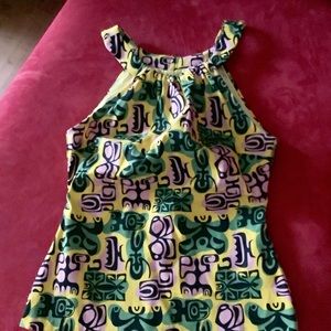 Pinup Couture | Tops | Pinup Girl Clothing Yellow Tiki Top Xss | Poshmark